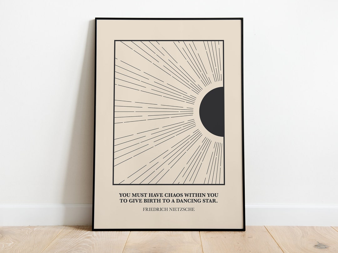 Nietzsche Quote Print: Existential Art Poster (digital Download) - Etsy