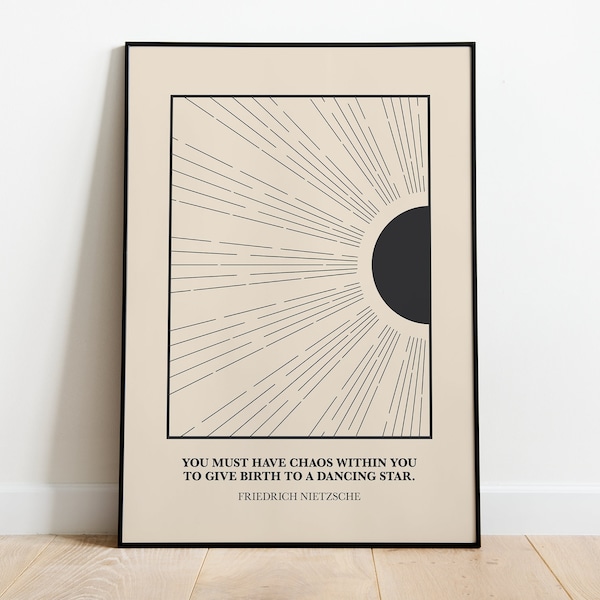 Nietzsche Poster - Etsy