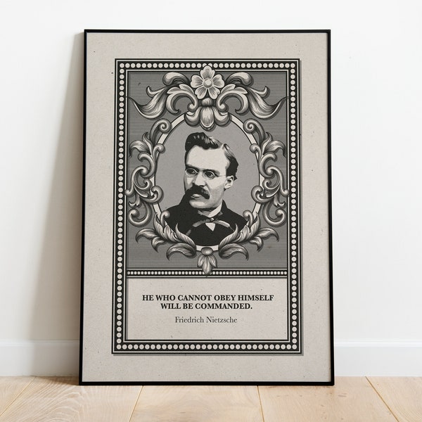 Nietzsche Poster - Etsy