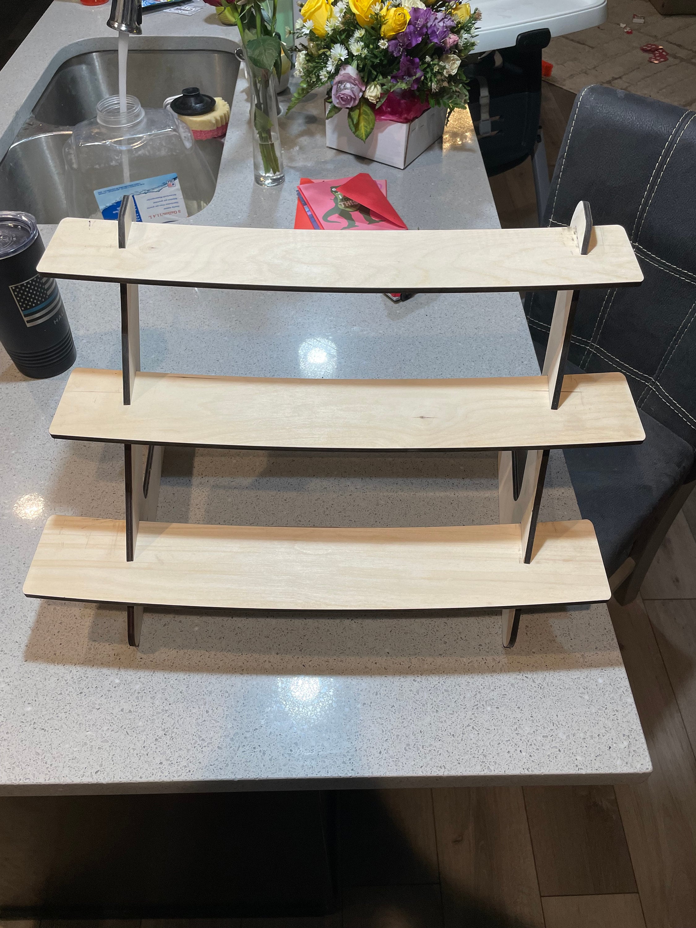 Digital 3 Tier Retail Display Shelf | Laser Cut SVG File | Digital ...