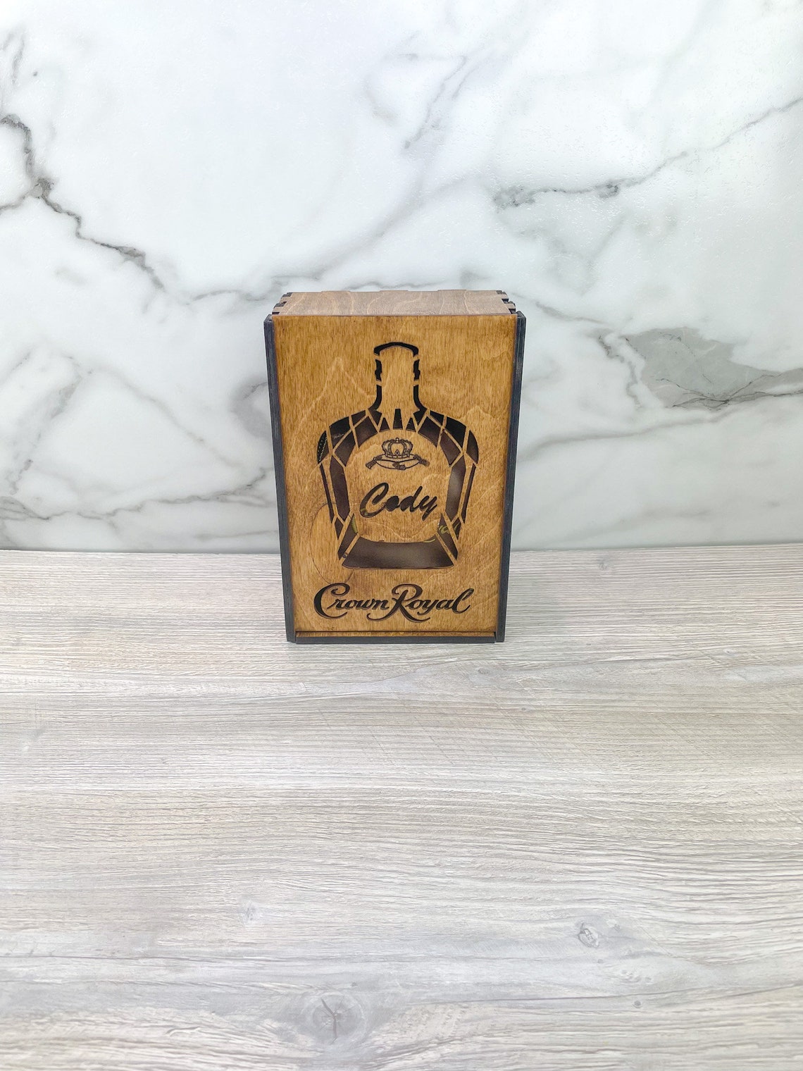 Crown Royal Box I Gift Box I Liquor Box I Custom Gift I - Etsy