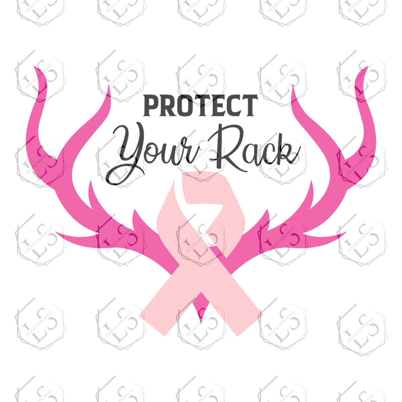 Breast Cancer Awareness Protect Your Rack SVG Pink October - Etsy