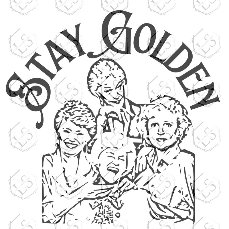 Golden Girls Silhouette - Etsy
