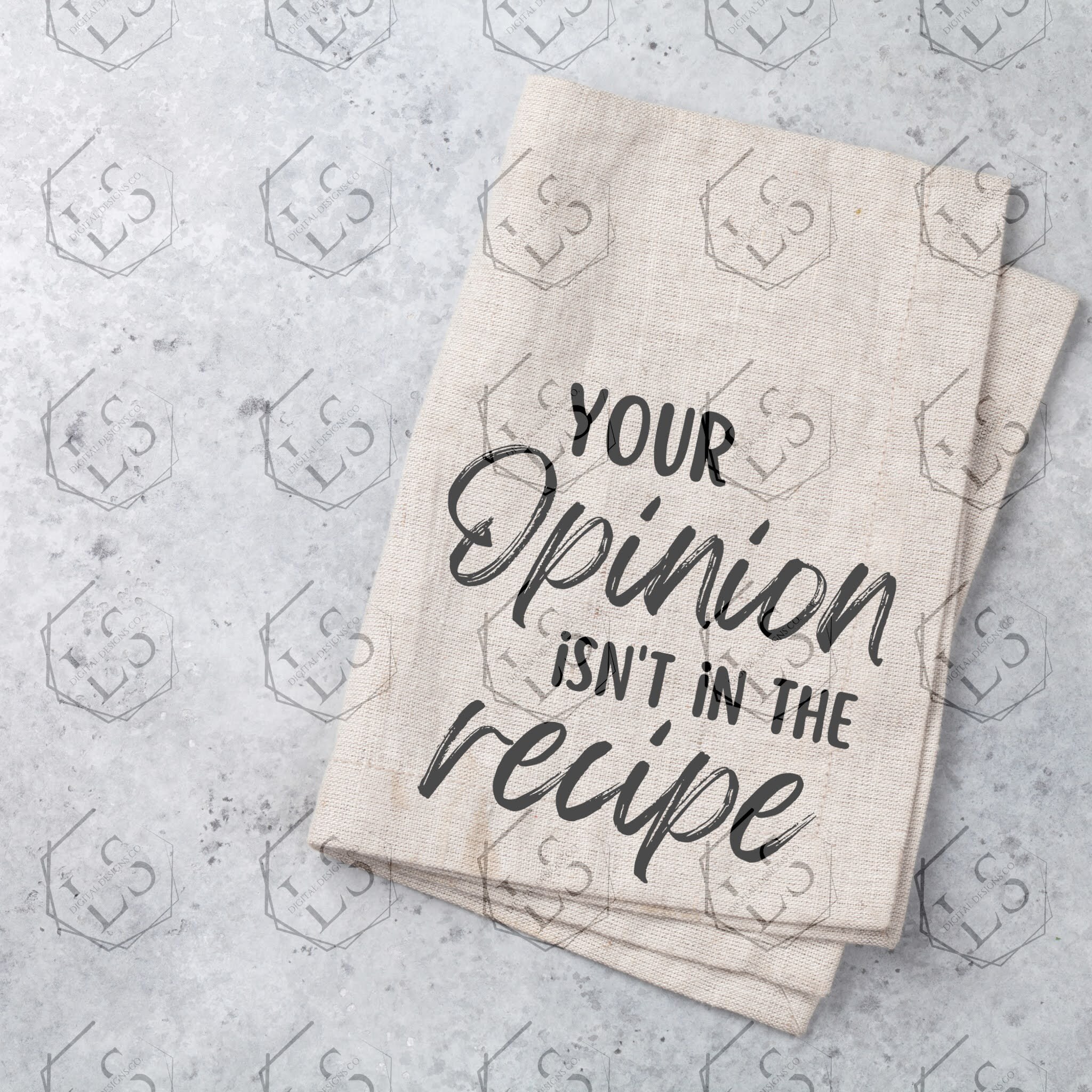 Your Opinion Isn't in the Recipe Svg, Funny Cooking Phrase Kitchen Svg ...