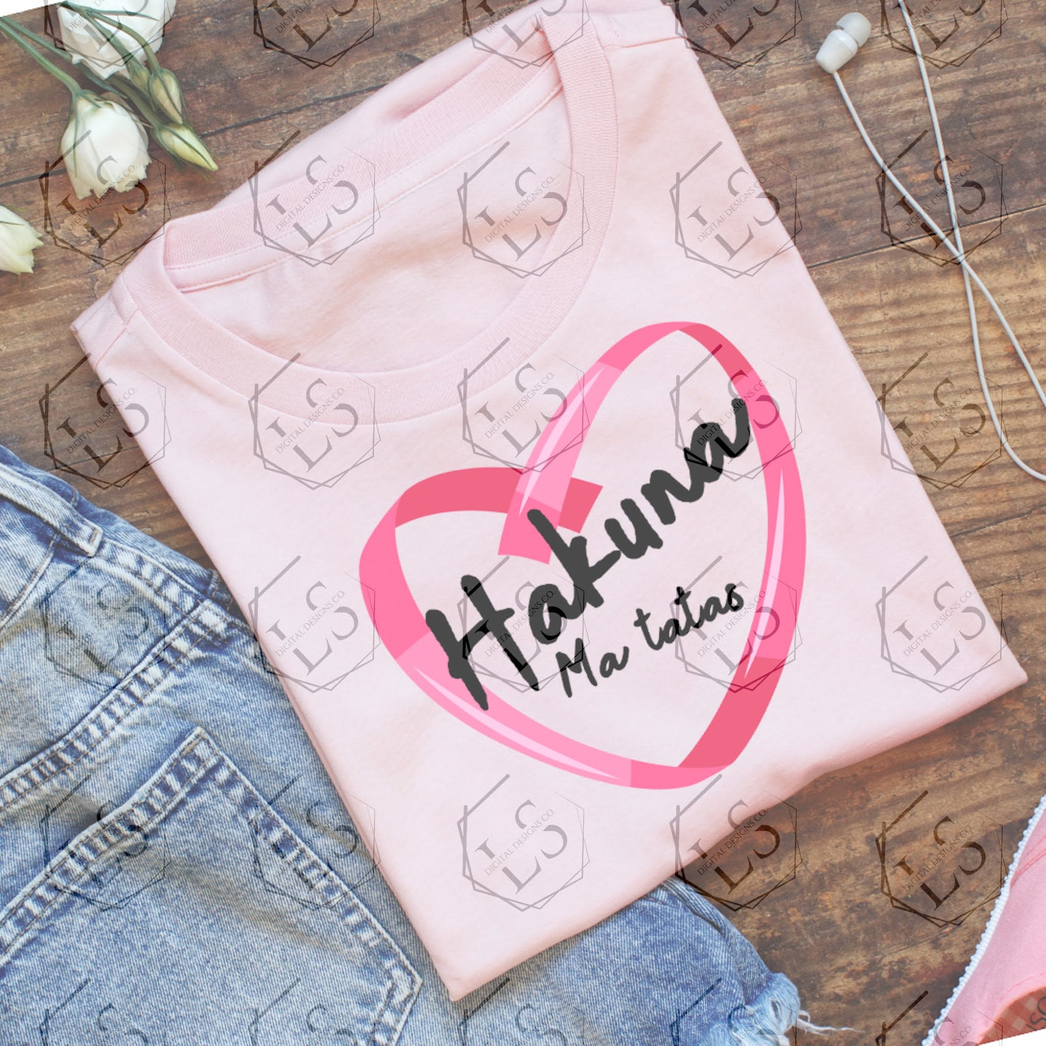 Hakuna Ma Tatas Breast Cancer Awareness SVG: Cricut, Silhouette ...