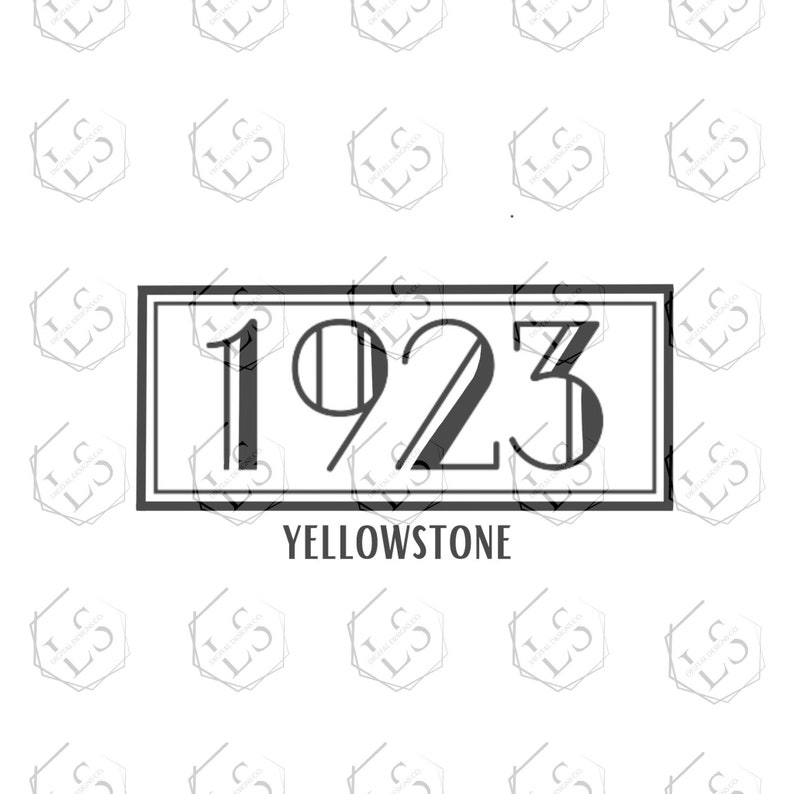 1923 Yellowstone TV Show Svg, Cut Files for Cricut and Silhouette ...