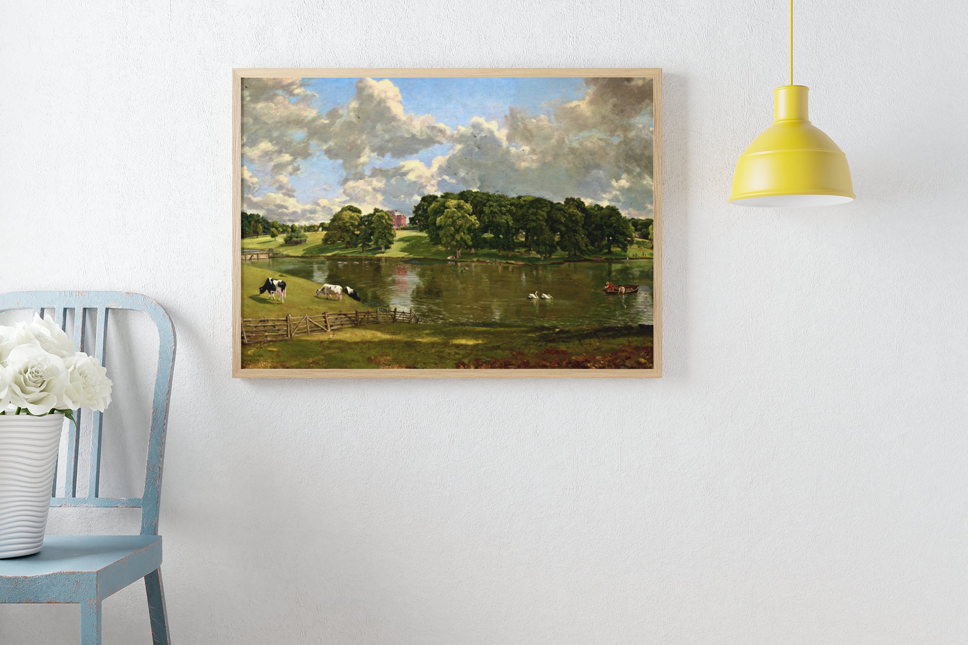 Classic British Countryside Wall Art John Constable Poster Regency-era ...
