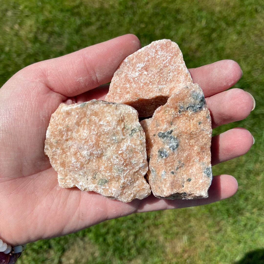 2" Raw Brazilian Orange Calcite Crystal: Natural Colorful Stone - Etsy