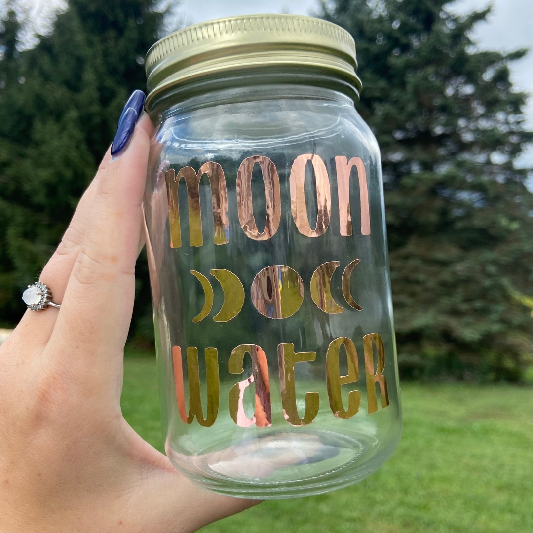 Moon Water Jar | Moon Water Collection Bottle | Witchy Supplies | Moon ...
