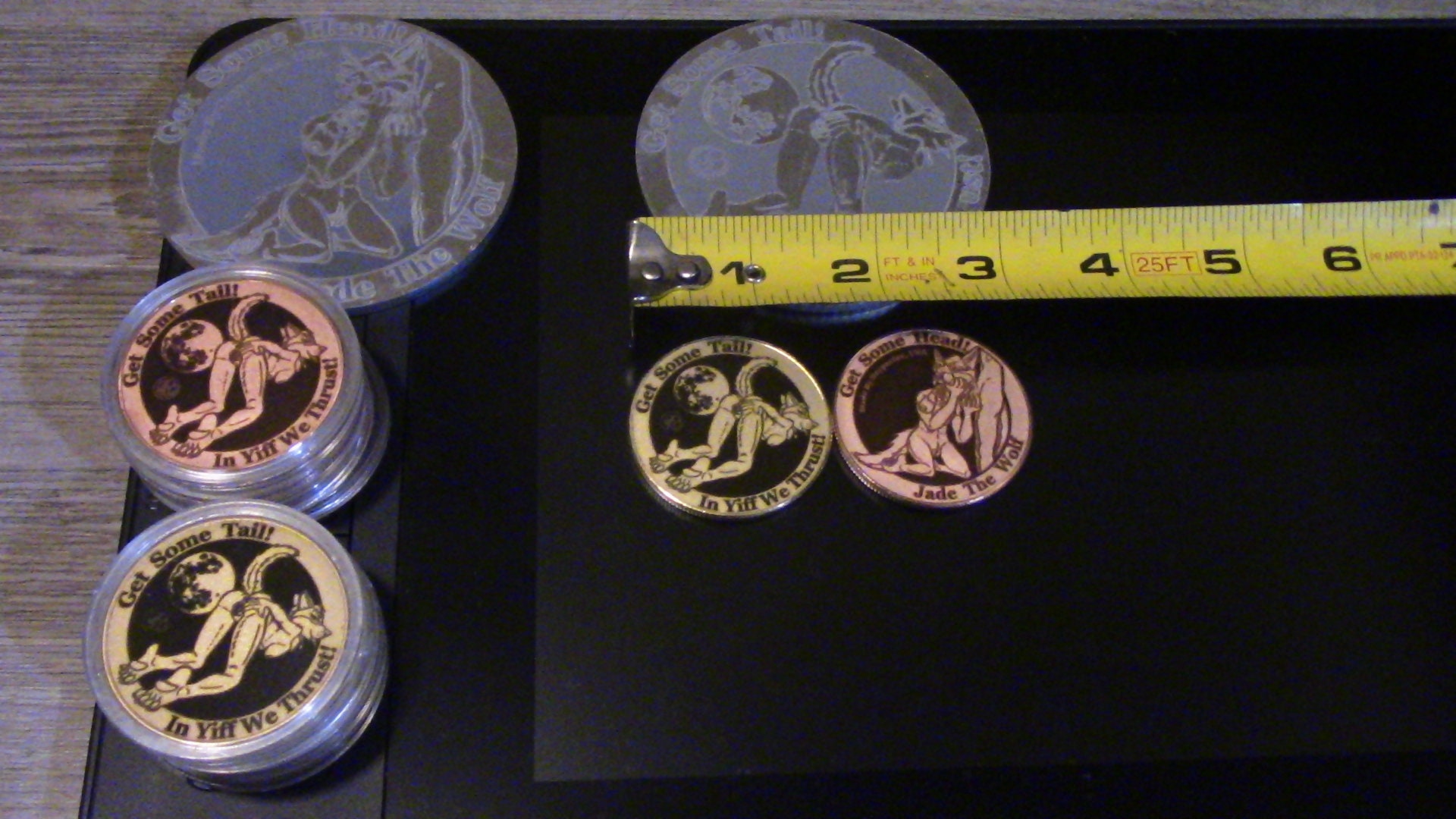 Furry Coin, Jade the Wolf, in Yiff We Thrust! - Etsy