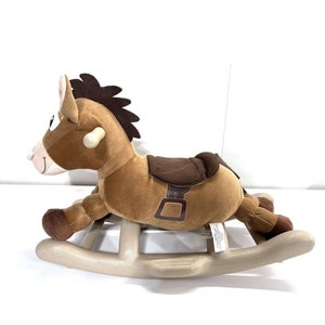 Disney Toy Story Bullseye Ride on Plush Rocking Horse Tested Works - Etsy