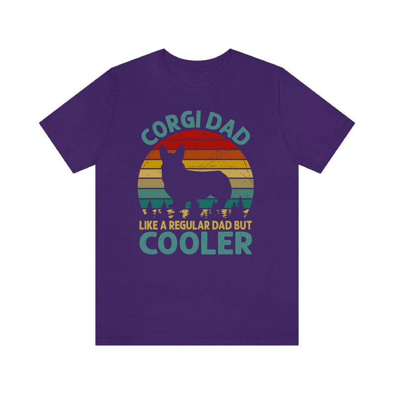 Corgi Dad T-shirt: Funny Retro Dog Lover Tee - Etsy