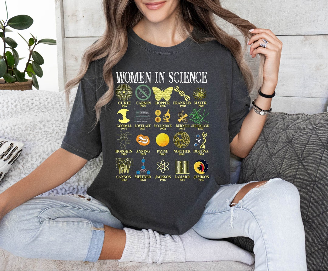 Retro Comfort Woman in Science Shirt, Science Shirt, Preppy Aesthetic ...