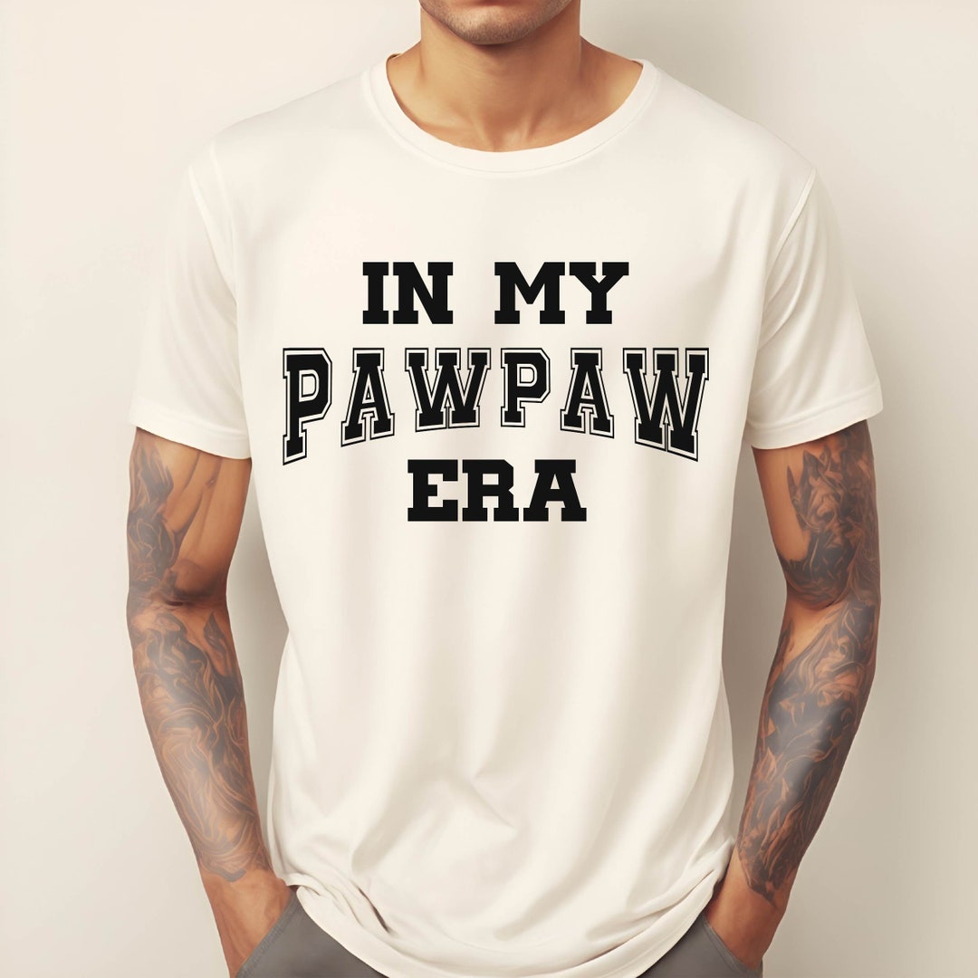 Comfort Colors, in My Pawpaw Era Shirt, Papaw Life Shirt, Retro Pawpaw ...