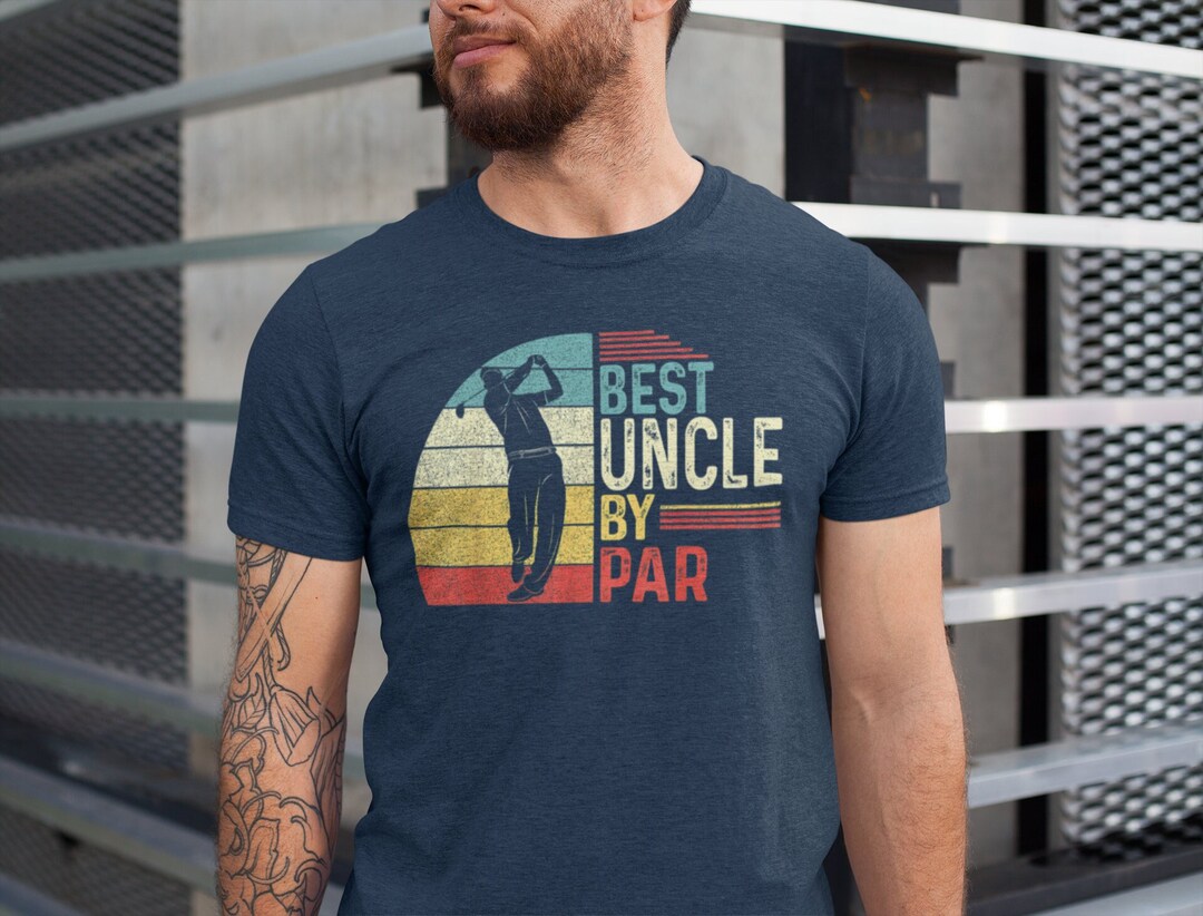 Best Uncle by Par Shirt, Retro Uncle Golf Shirt, Father's Day Golfing ...
