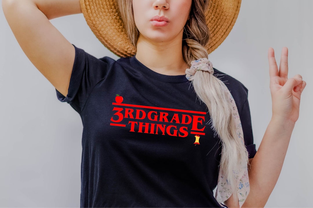 3rd Grade Things Tshirt, Funny Teacher Tee, Teacher Gift Shirt, Third ...