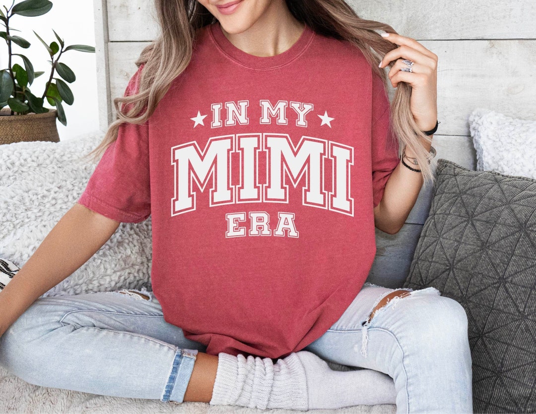 Comfort Colors Mimi Shirt, in My Mimi Era, Retro Mom Tee Shirt, Mother's Day Tshirt, Gifts for ...