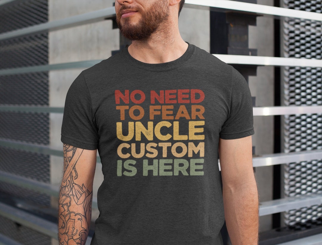 Retro Uncle Shirt, Crazy Uncle Shirt, Personalized Uncle Gift, Funny ...
