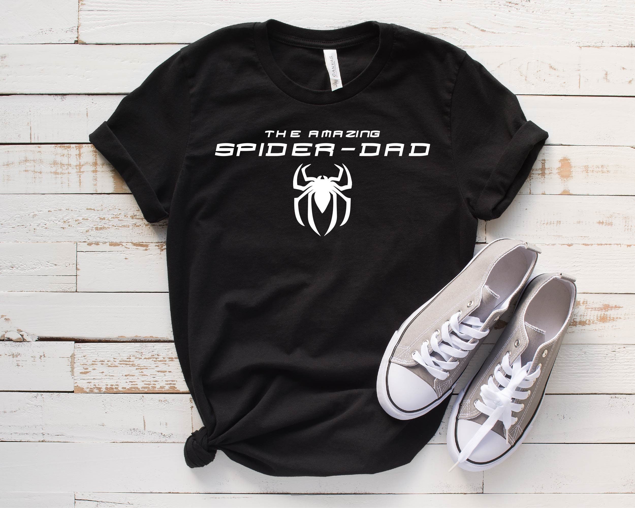The Amazing Spider-dad Shirt Funny Dad Tshirt Father's - Etsy