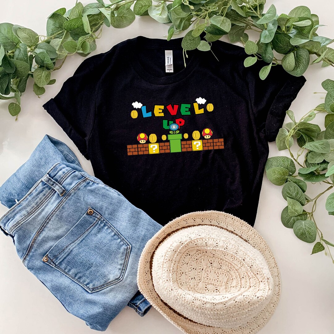 Super Themed Level up Shirt, Level up Tshirt, Funny Trendy Tee, Level ...