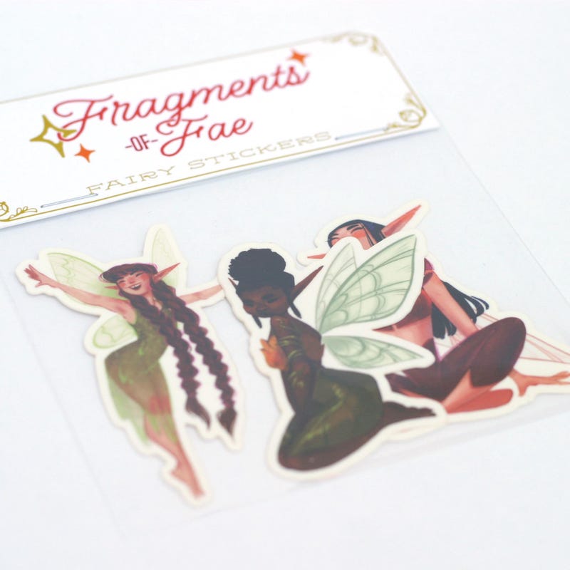 Fairy Sticker - Etsy