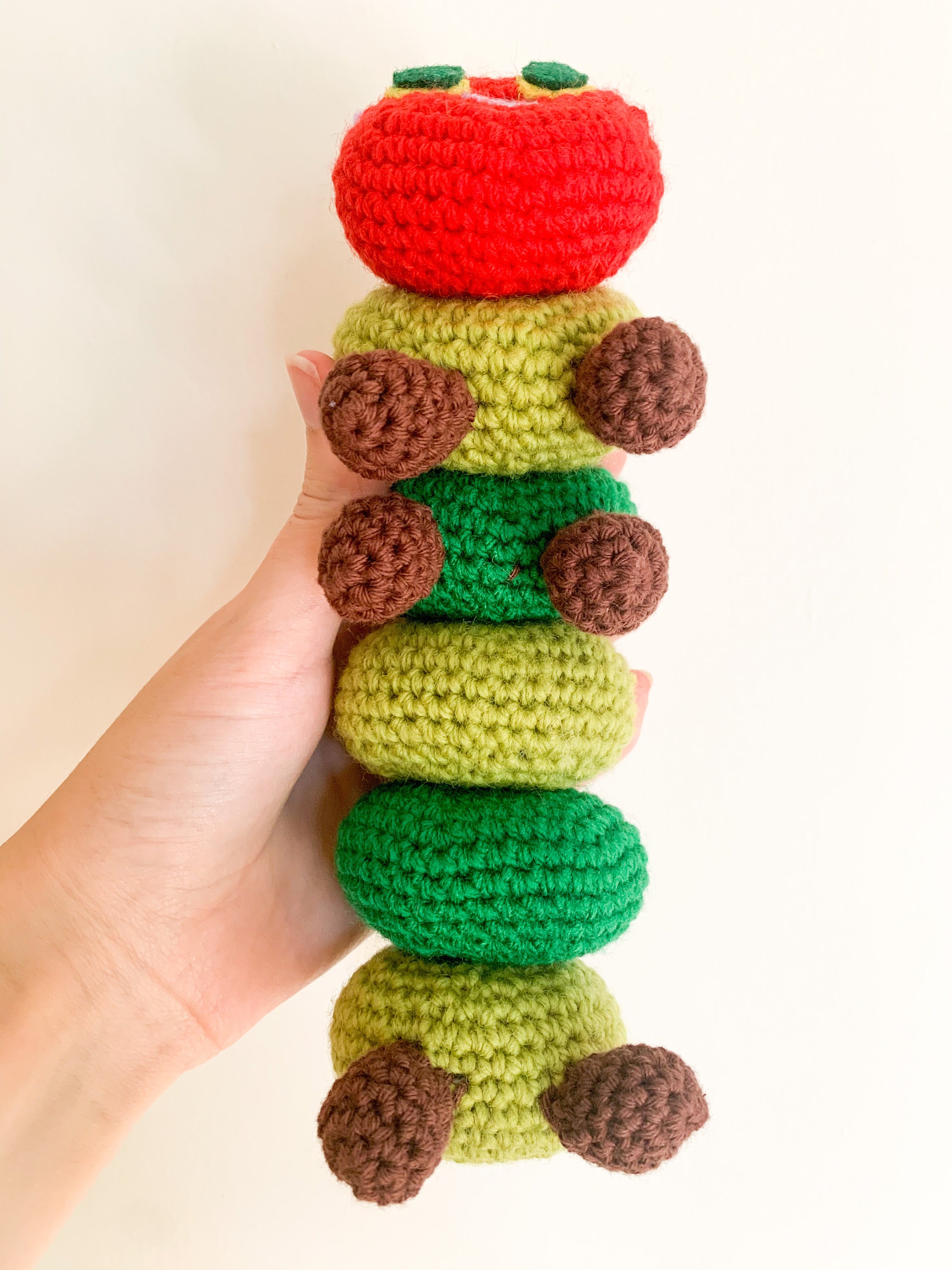 Hungry Caterpillar Crochet Pattern PDF - Etsy