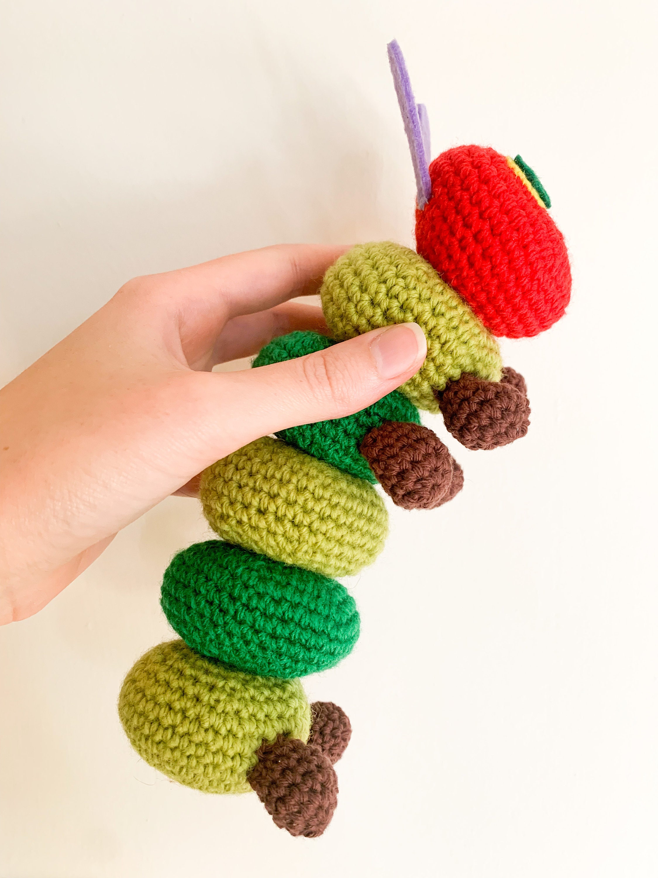 Hungry Caterpillar Crochet Pattern PDF - Etsy
