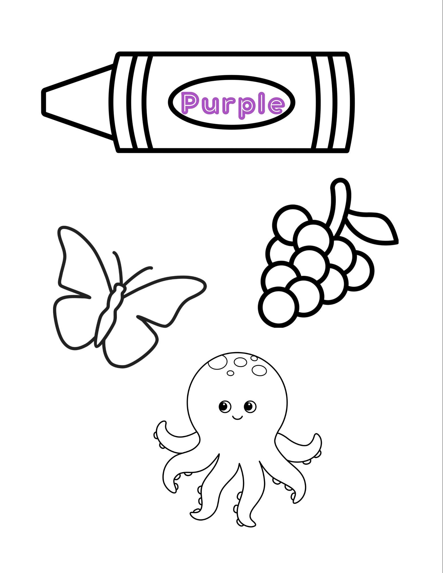 Preschool and Kindergarten Color Learning Coloring Pages, Coloring and ...