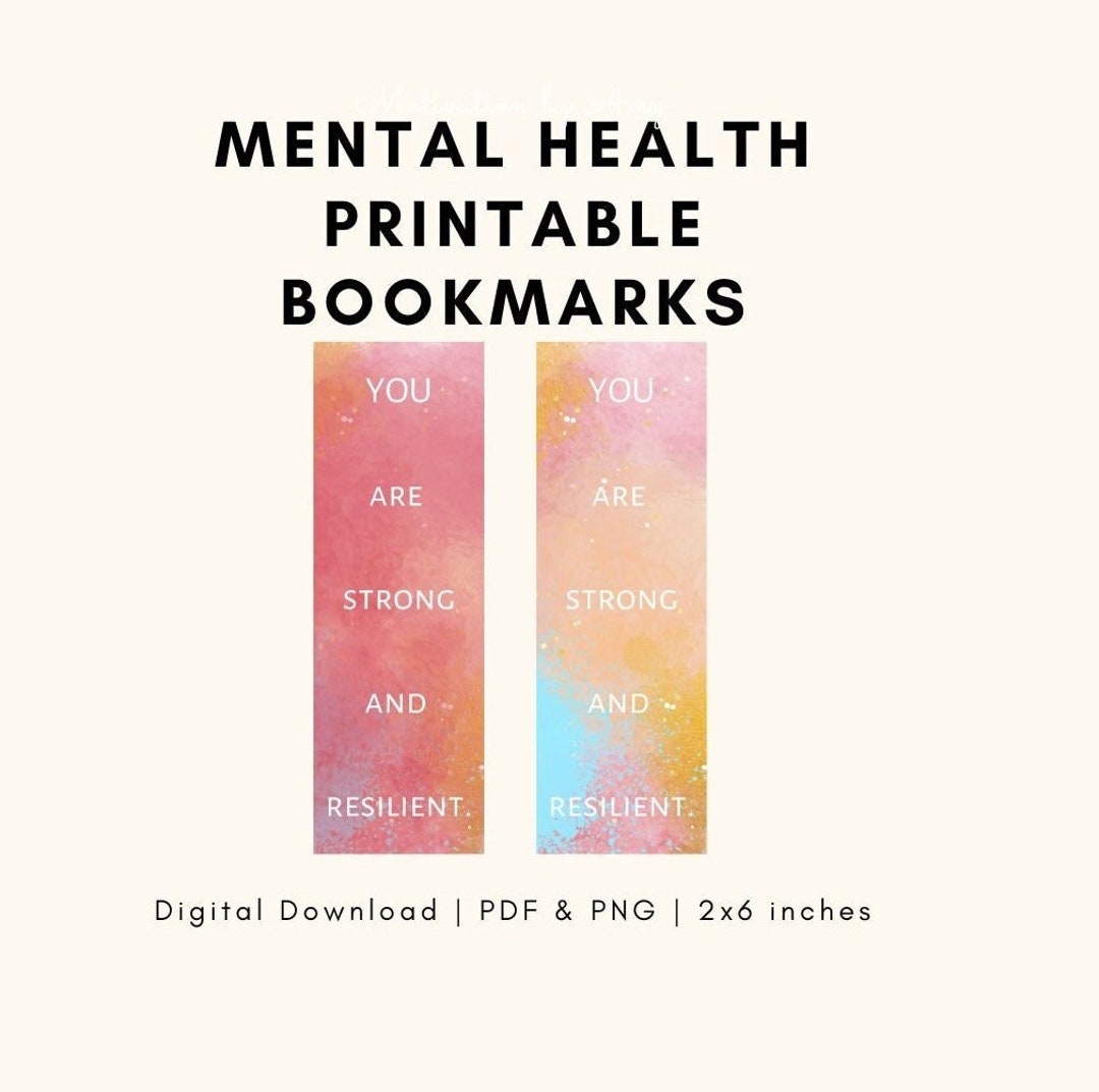 Positive Affirmation Printable Bookmarks Bookmarks Printable - Etsy