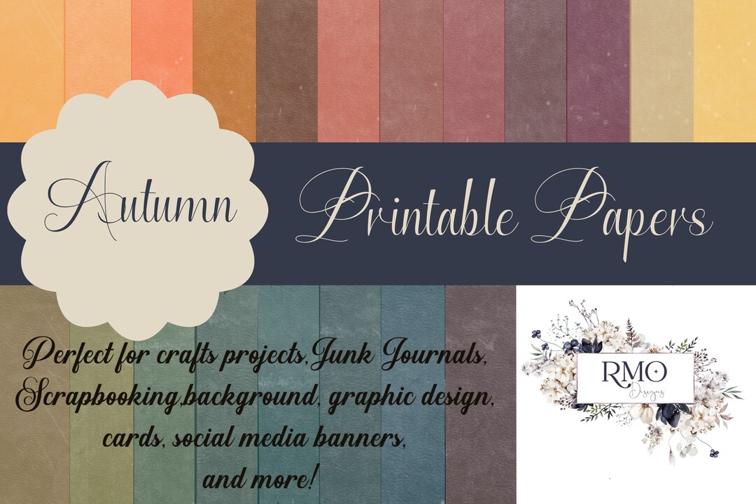 Printable Papers, Digital Paper, Scrapbooking,collage,junk Journal ...