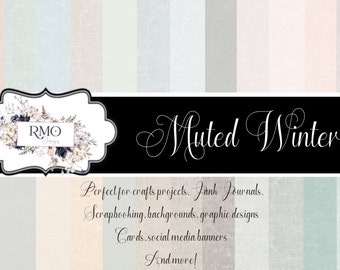 Distressed Calm Printable Papers Junk Journal Scrapbooking - Etsy