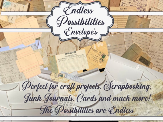 Endless Printable Envelopes Ephemera Vintage Journal Supplies - Etsy