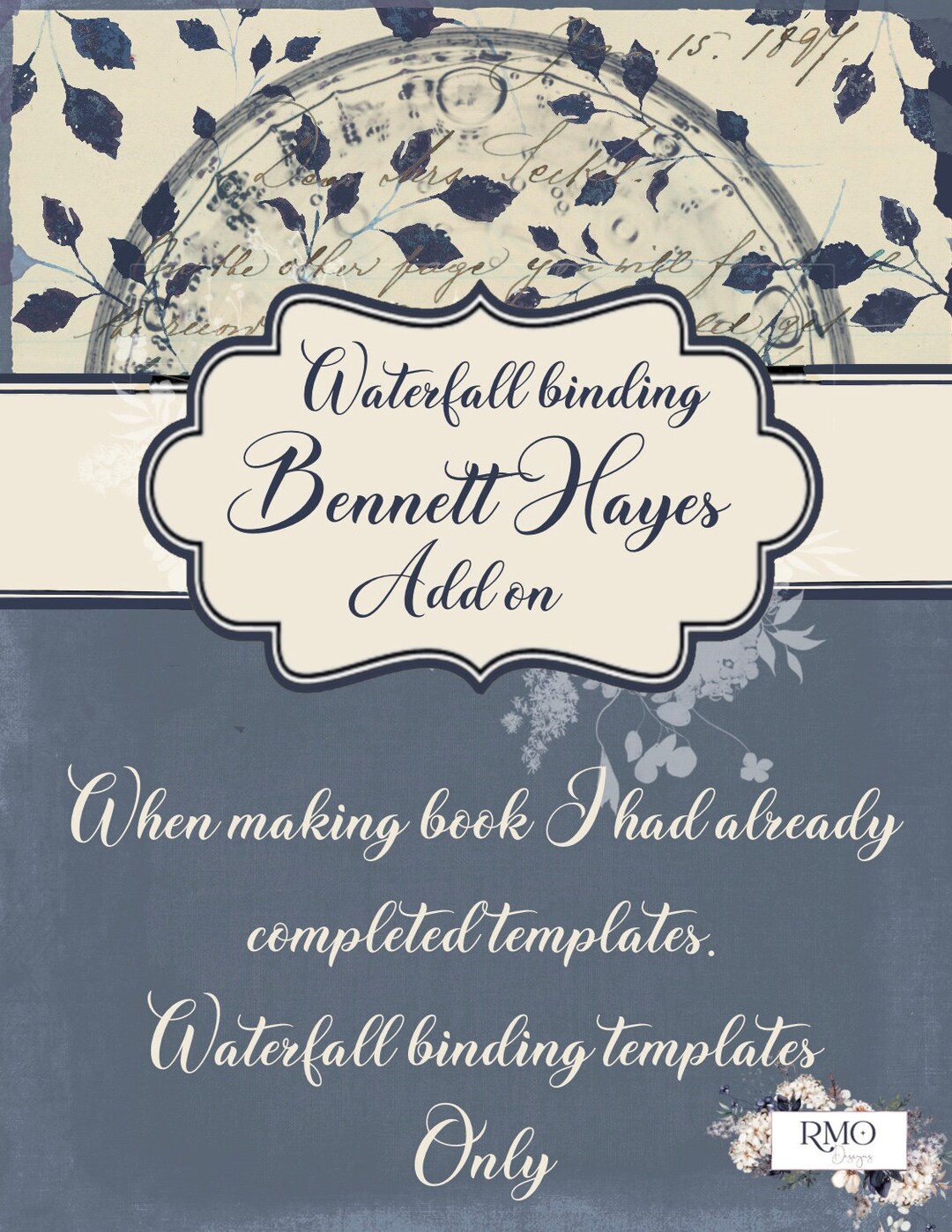 Bennett Hayes Waterfall Binding Add-ons Templates - Etsy