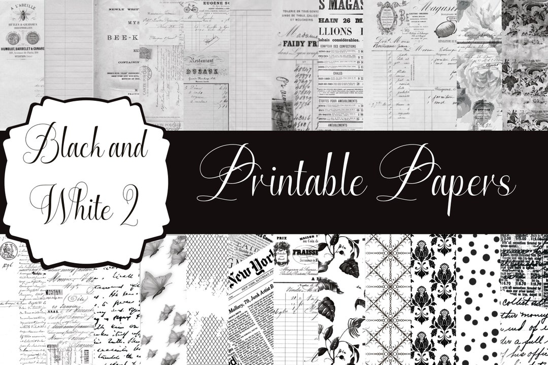 Printable Papers, Digital Paper, Scrapbooking,collage,junk Journal ...