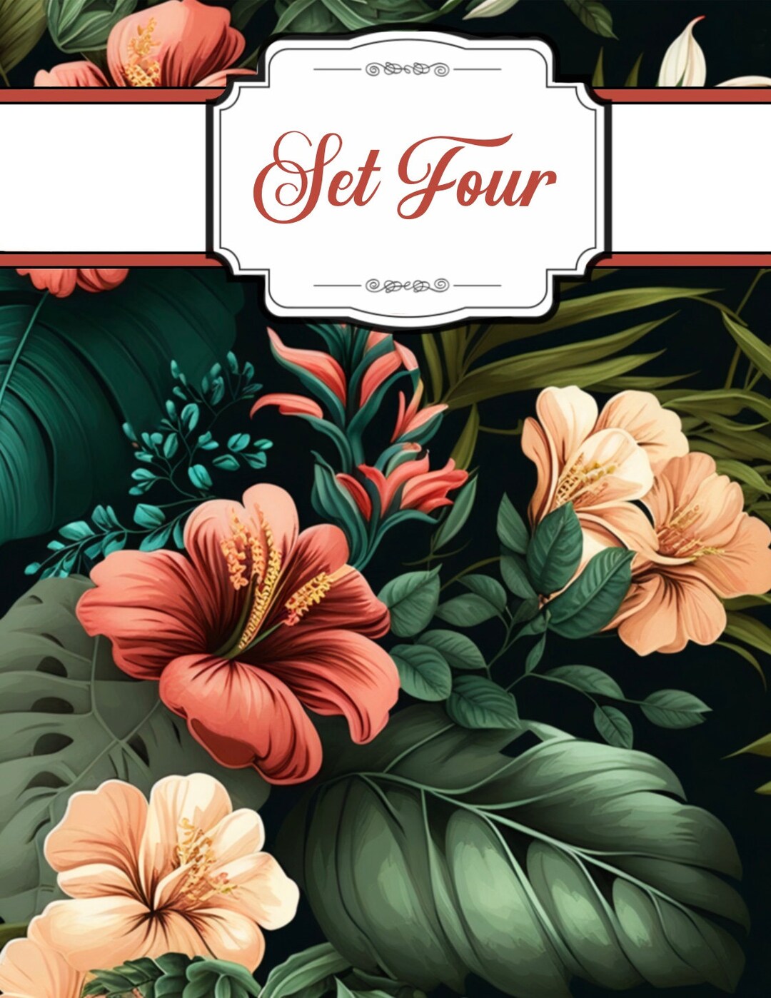 SET FOUR Folio, Junk Journal,scrapbook,scrapbooking,templates,curators ...