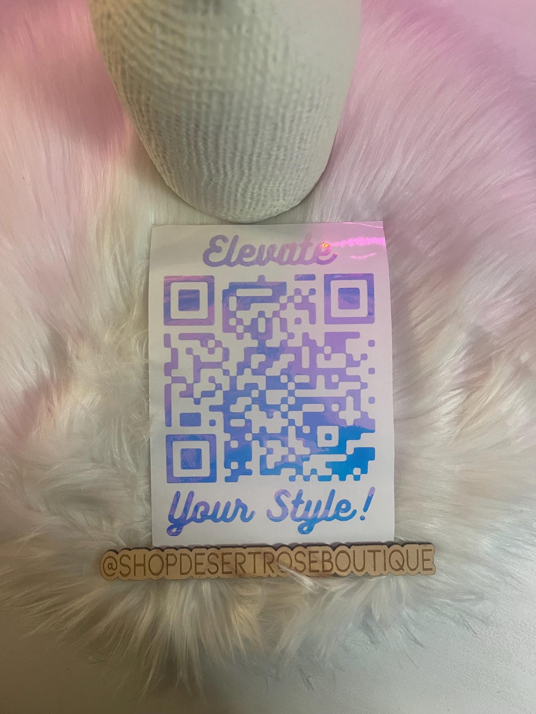 QR Code, QR Decal, Permanent Vinyl QR for Business, - Etsy