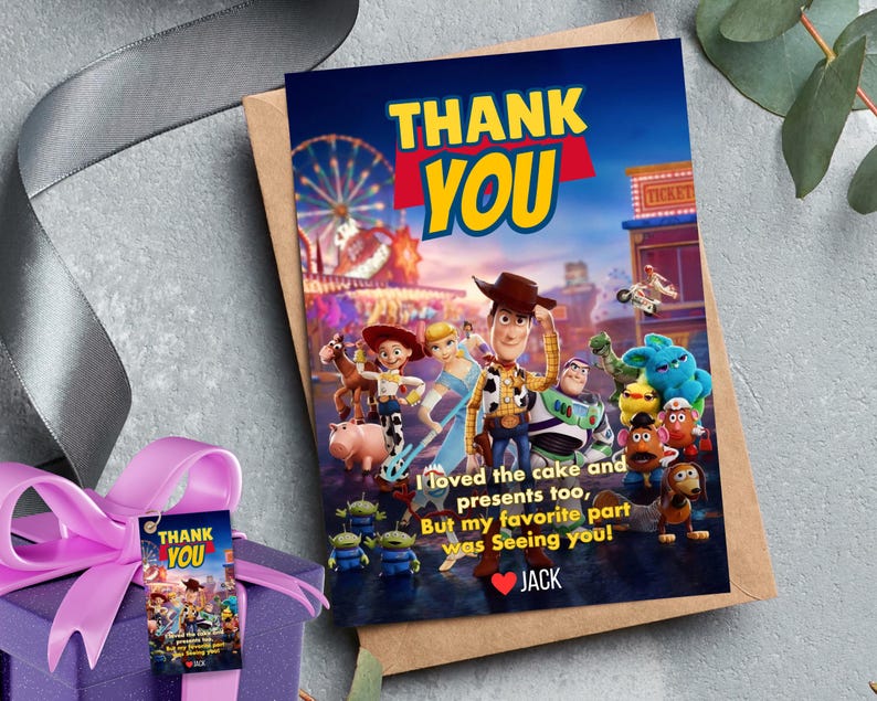 Toy Story Themed Gift Tags Toy Story Birthday Party Favors and Gift ...