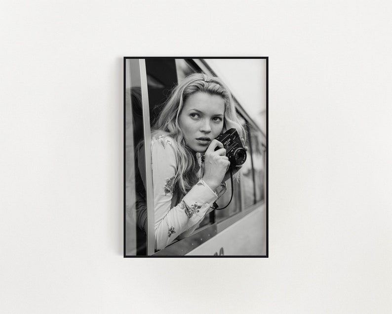 Kate Moss Download, Kate Moss Printable Poster, Fashion Photo, Elegant ...