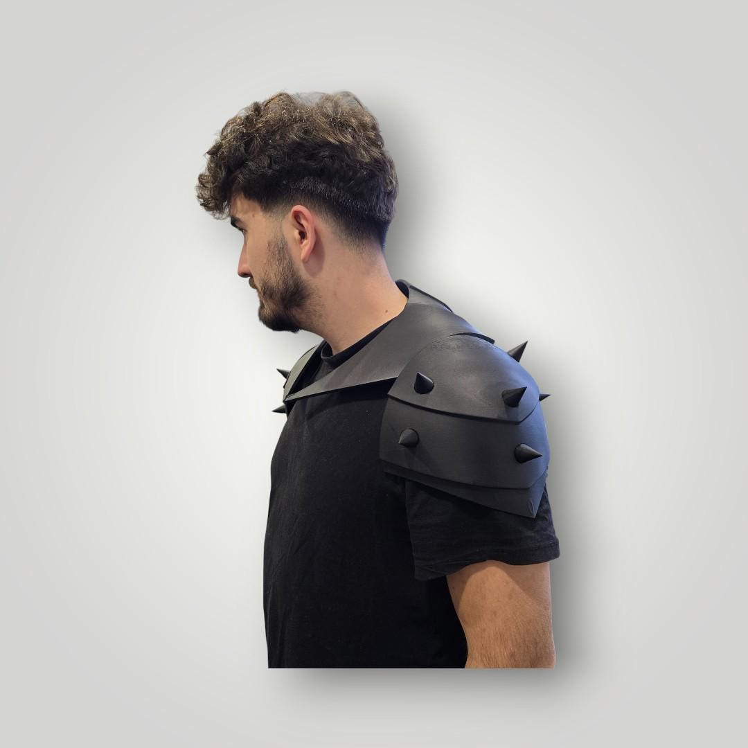 Shoulder Armor With Spikes & Back Plate – the Absolute Bat Cosplay ...