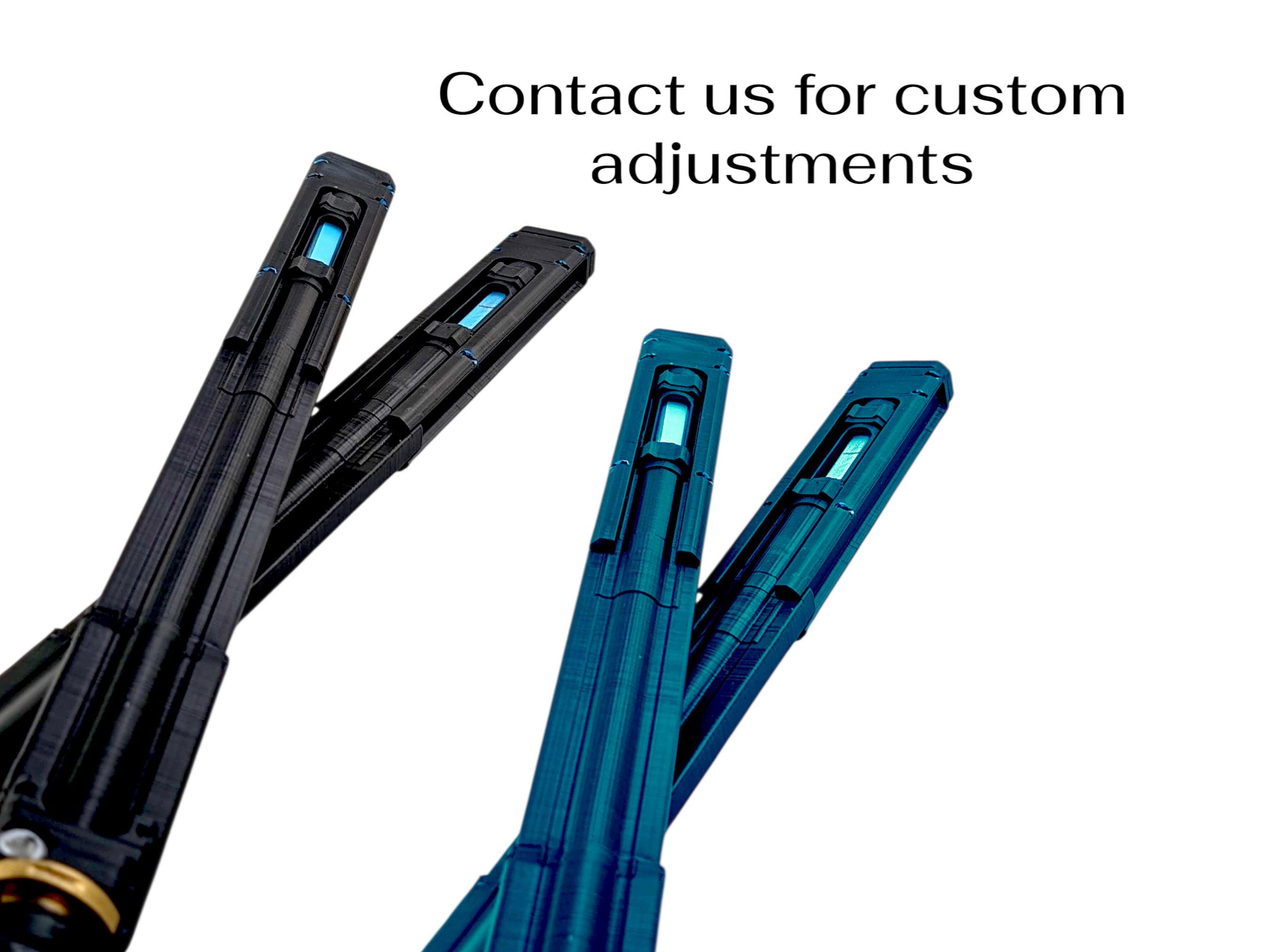 Nightwing Eskrima Sticks | 3d-printed Cosplay Prop Pair | DC Comics ...