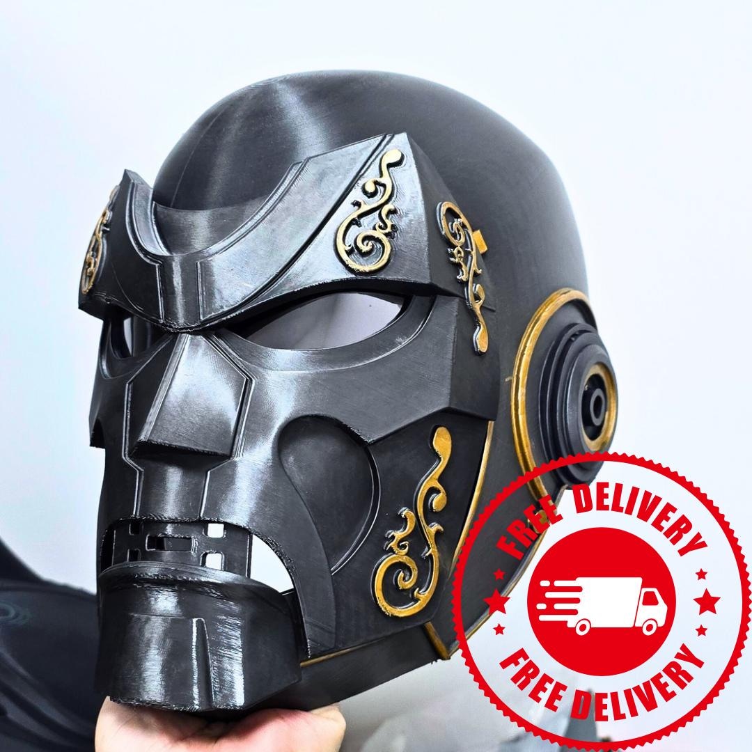 Dr. Doom Helmet Graphite Gold Paint Emperor Doom Mask V2 Wearable ...