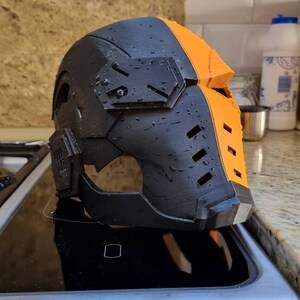 Free Shipping! Deathstroke Helmet / Mask / Adult Size 24"-25" Villain ...