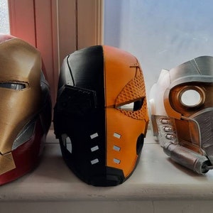 Free Shipping! Deathstroke Helmet / Mask / Adult Size 24"-25" Villain ...