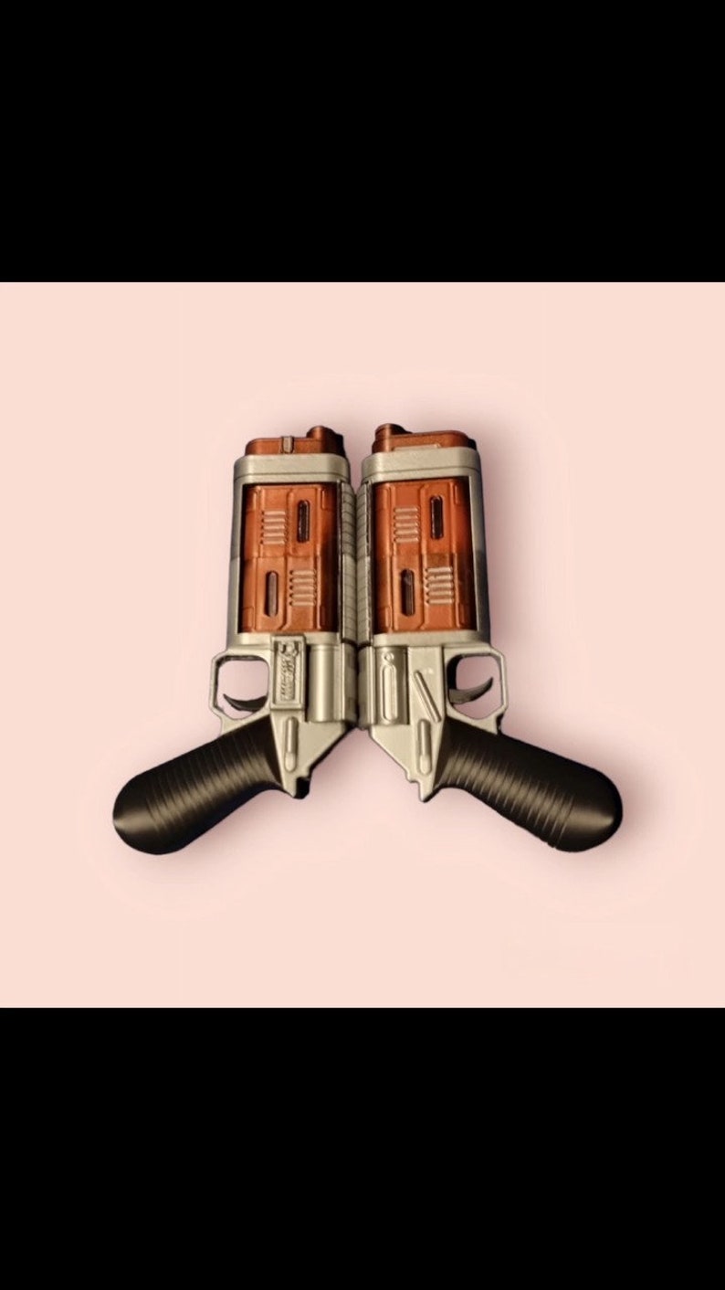 Set of Blasters With Rotating Barrel. for Cosplay or Display Purposes ...