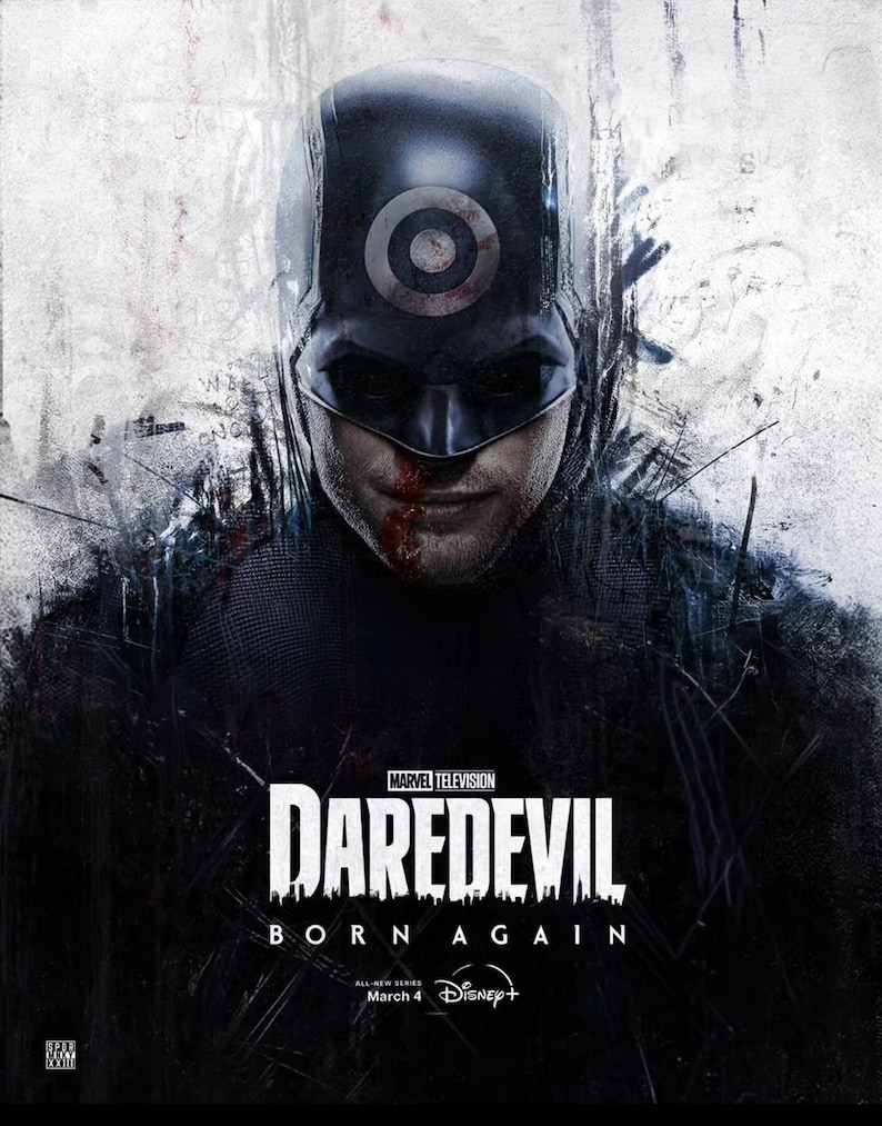 Bullseye Daredevil Helmet: Netflix Season 3 Cosplay Mask - Etsy