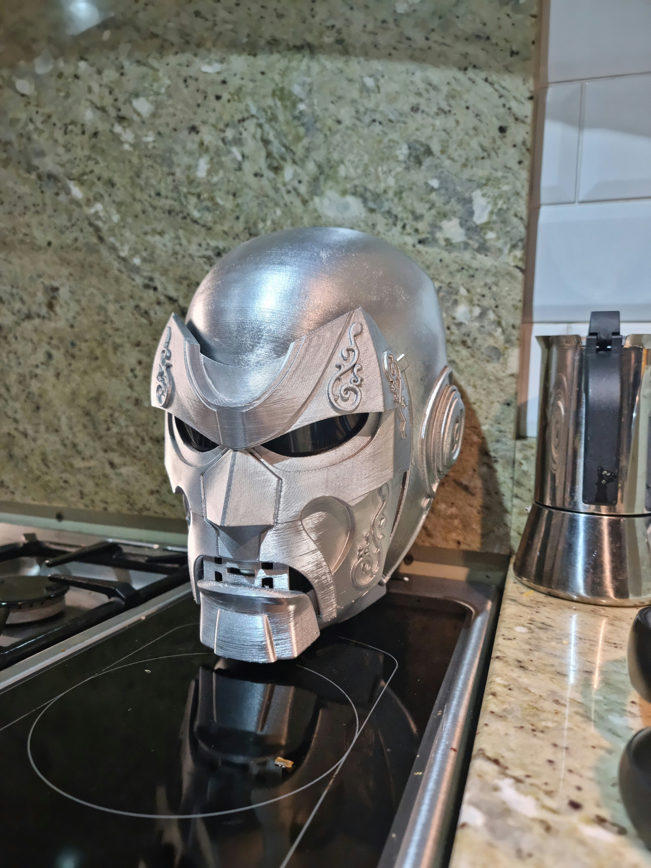 Free Shipping Dr. Doom Helmet With Magnetic Latch and Black Out Eyes ...