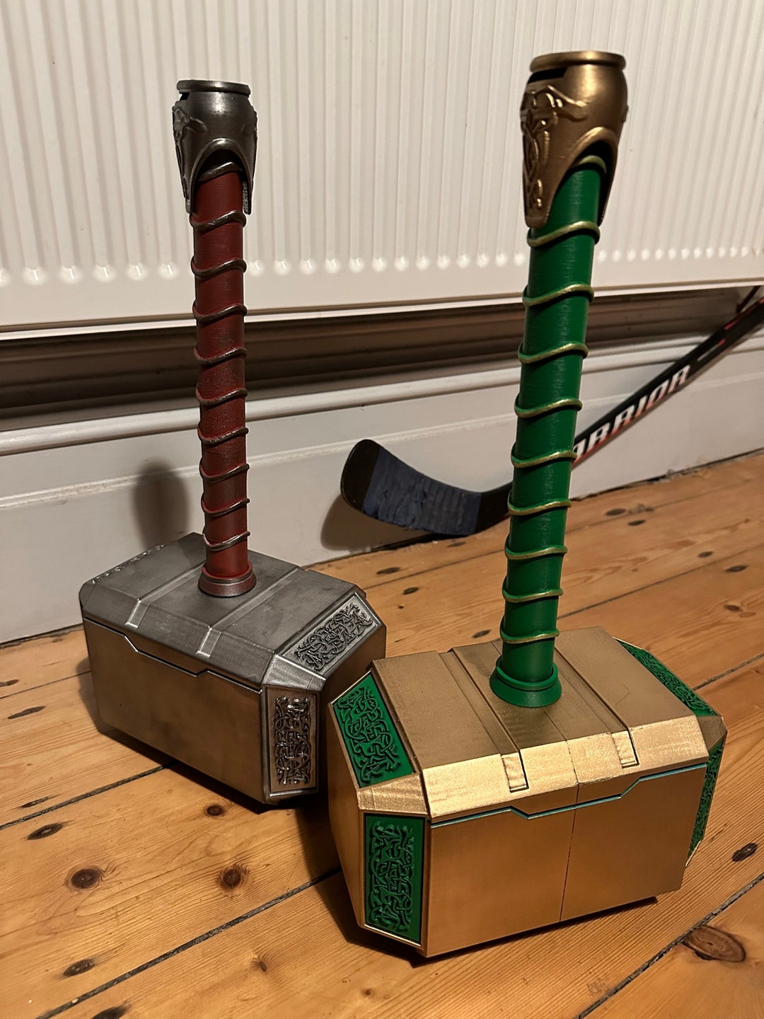 Custom Painted Mjolnir Sports Team Hammer Thor or Loki Version Free ...