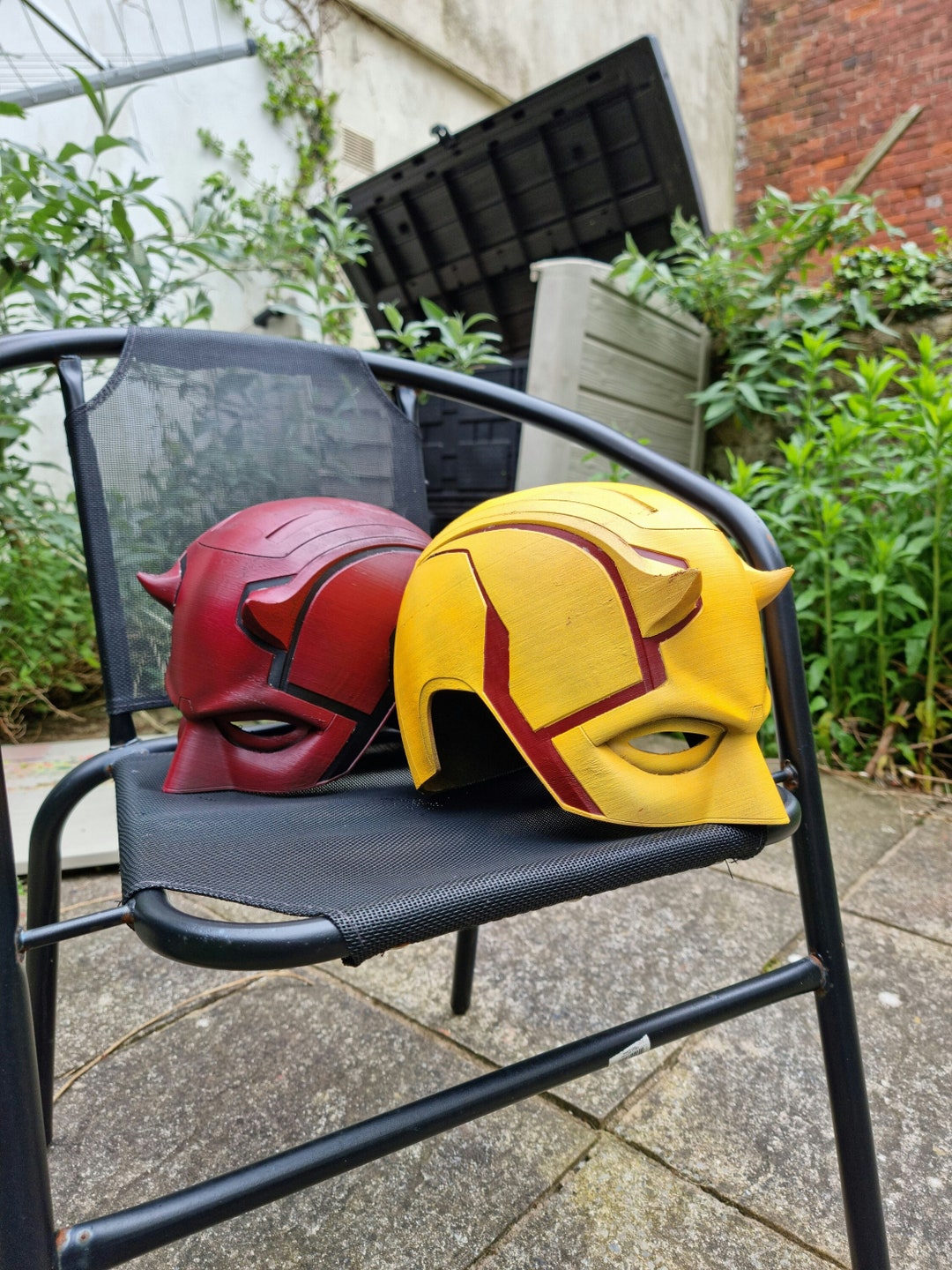 3d Printed Daredevil Cowl Cosplay Helmet - Hell’s Kitchen Devil Mask ...