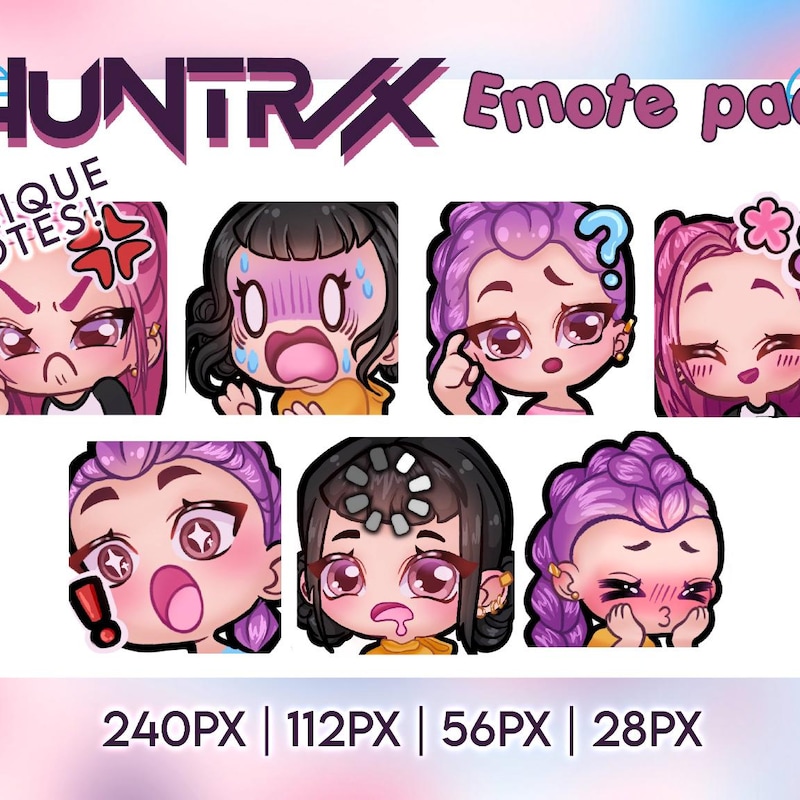 Kpop Demon Hunters Emojis - Etsy