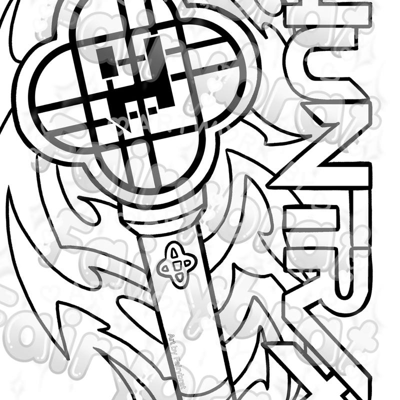 Coloring Pages Huntrix - Etsy